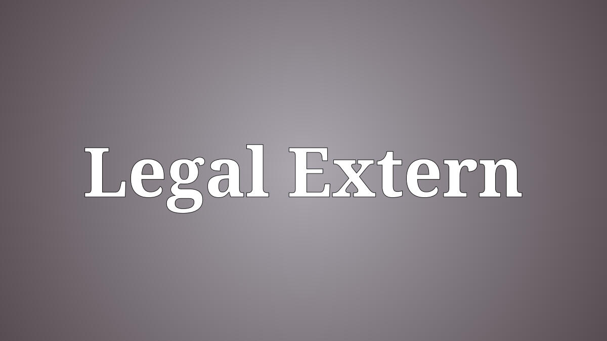 Legal Extern